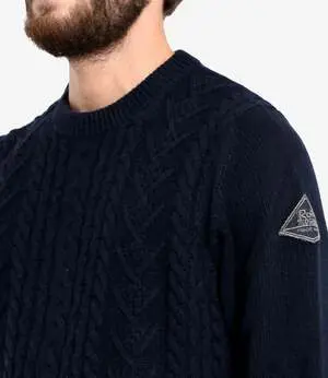 ROY ROGER'S Braided Knit Sweater