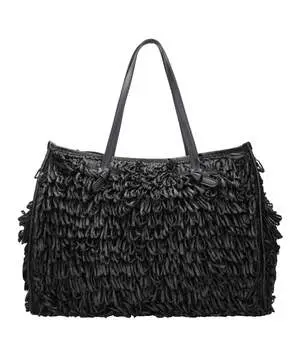 MARCELLA Raffia Tote