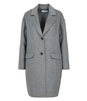 KAOS Single-breasted Wool Blend Coat