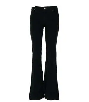 PT TORINO Cotton Blend Shaved Velvet Trousers