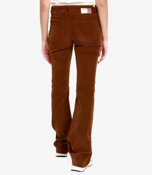 PT TORINO Cotton Blend Velvet Flare Trousers