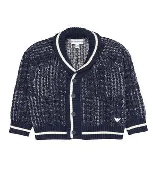 Emporio Armani Cotton-knit Cardigan