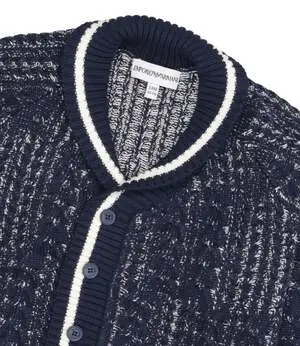 Emporio Armani Cotton-knit Cardigan