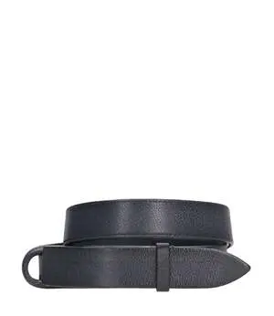 ORCIANI NOBUCKLE Leather No-buckle Belt - Blue