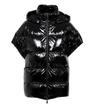 Herno Shiny Quilted Down Sleeveless Jacket