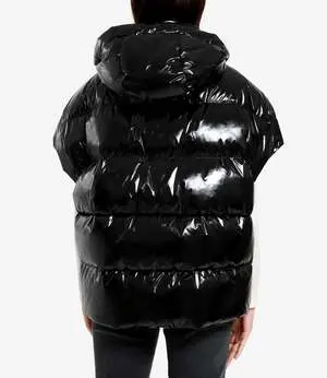 Herno Shiny Quilted Down Sleeveless Jacket