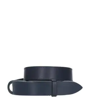 ORCIANI NOBUCKLE Leather Belt - Blue