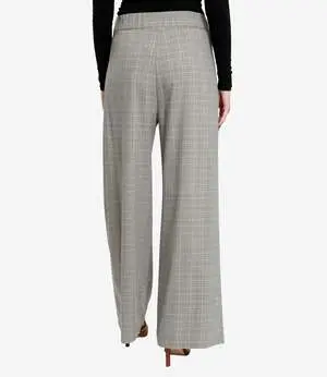 SEMICOUTURE Prince Of Wales Wool Blend Trousers