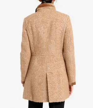 FAY Virgin Wool Blend Coat - Camel