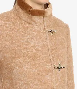 FAY Virgin Wool Blend Coat - Camel