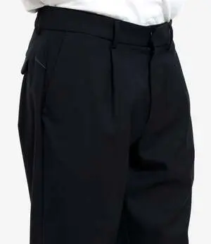 CRUNA Tapered Cool Wool Trousers - Blue