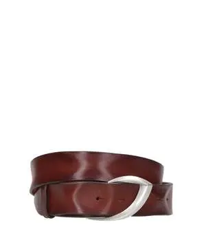 ORTIGNI Leather Belt - Brown
