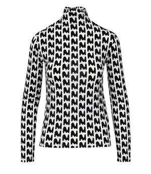 MSGM Printed Long Sleeve Shirt