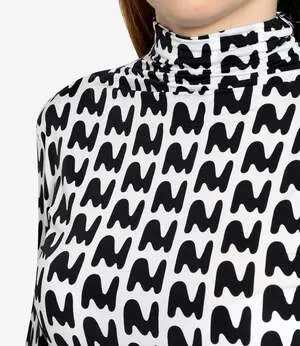 MSGM Printed Long Sleeve Shirt