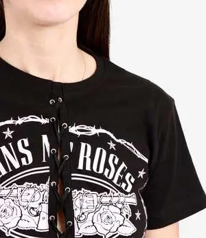 ANIYE BY Guns N' Roses Print Crop Top