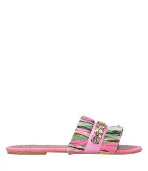 DE SIENA Raffia Sandals - Multirosa