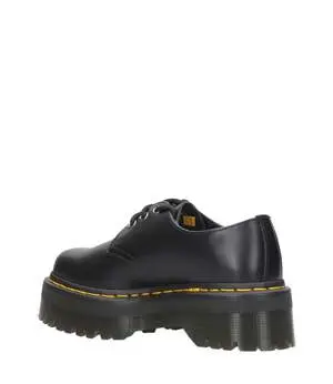 Dr. Martens Leather Flat Shoes - Black