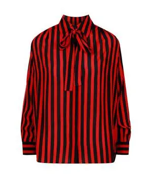 Msgm Tie Detailed Shirts For Women