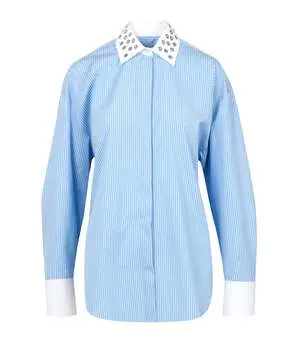 MSGM Striped Cotton Shirt