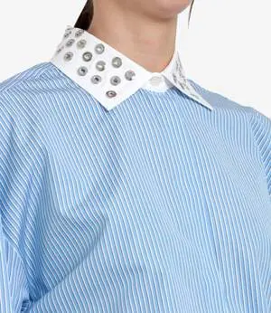 MSGM Striped Cotton Shirt