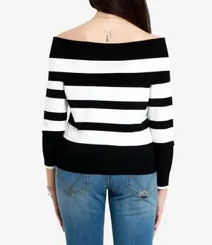 KAOS Striped Cotton Sweater