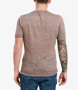 BARBA NAPOLI Linen Crew Neck Sweater