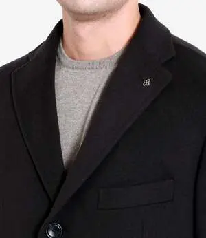 Tagliatore Single-breasted Coat - Black