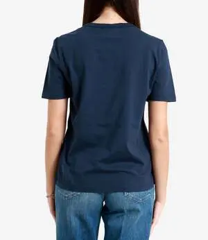 GRIFONI Cotton V-neck T-shirt