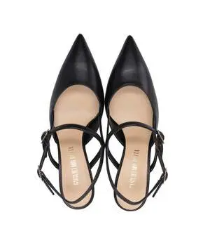GUGLIELMO ROTTA Leather Pumps With Adjustable Buckle