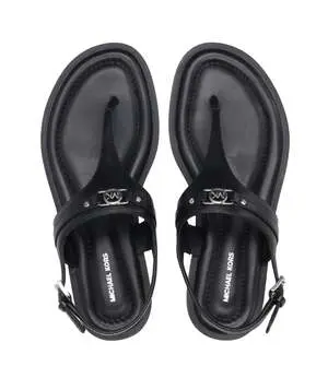 Michael Kors Leather Flip Flops