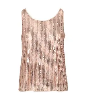 PENNY BLACK Sleeveless Sequined Shirt