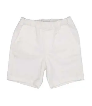 Emporio Armani Solid Cotton Shorts
