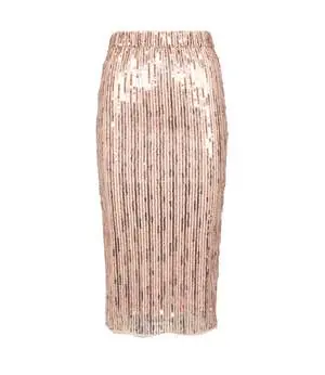 PENNY BLACK Sequin Sheath Skirt