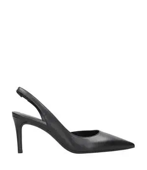 Michael Kors Leather Slingback Pumps - Black