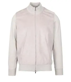 GRAN SASSO High Collar Zip-up Jacket