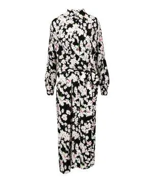 MSGM Floral Print Cotton Dress