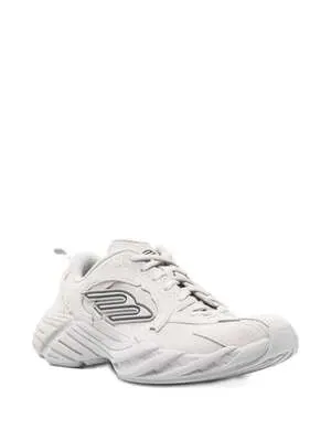Balenciaga Leather Monday Sneakers - White