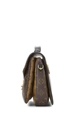 LOUIS VUITTON Monogram Reversed Canvas Pochette Metis - Brown