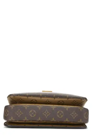 LOUIS VUITTON Monogram Reversed Canvas Pochette Metis - Brown