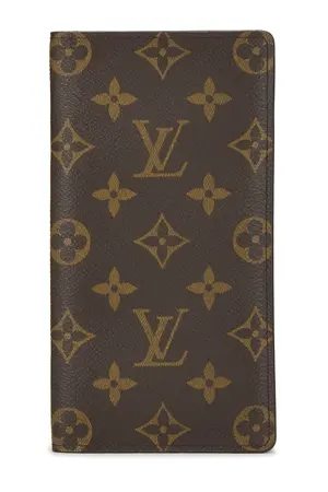 LOUIS VUITTON Monogram Canvas Porte Cartes Credit Yen Wallet - Brown