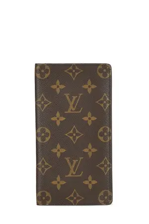 LOUIS VUITTON Monogram Canvas Porte Cartes Credit Yen Wallet - Brown
