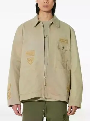 Universal Works Embroidered Patches Collared Jacket