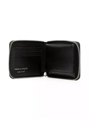 Comme Des Garçons Eyelet-embellished Leather Wallet