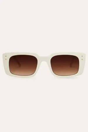 Frye Rectangle Sunglasses - Brown