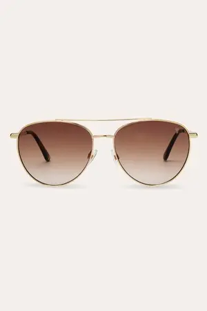 Frye Frenchie Sunglasses - Gold