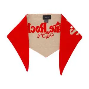 Simone Rocha Logo Scarf - Red
