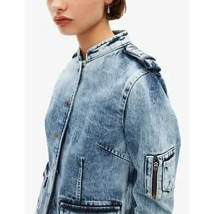 The Kooples Patch-pocket Denim Jacket