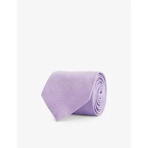 TOM FORD Alternate-Pattern Silk Tie Lavender