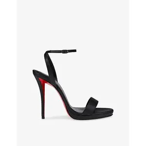 CHRISTIAN LOUBOUTIN Miss Z 120 Leather Heeled Sandals - Black