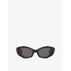 Dita Aloure Cat-eye Sunglasses - Black